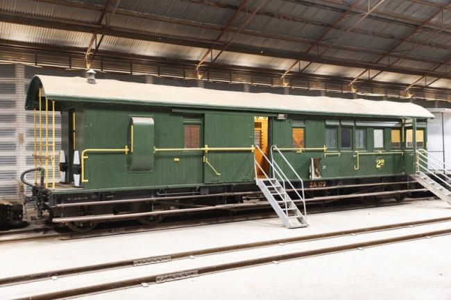 Green rail carriage | WAnderland | Western Australian Museum