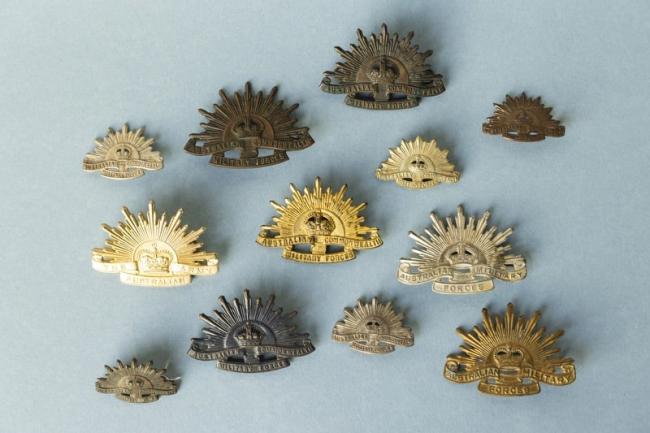 General Service badges | WAnderland | Western Australian Museum