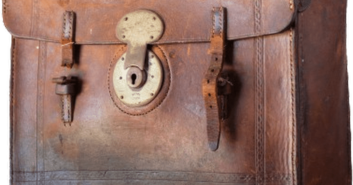 Michael Patrick Durack's leather satchel | WAnderland | Western ...