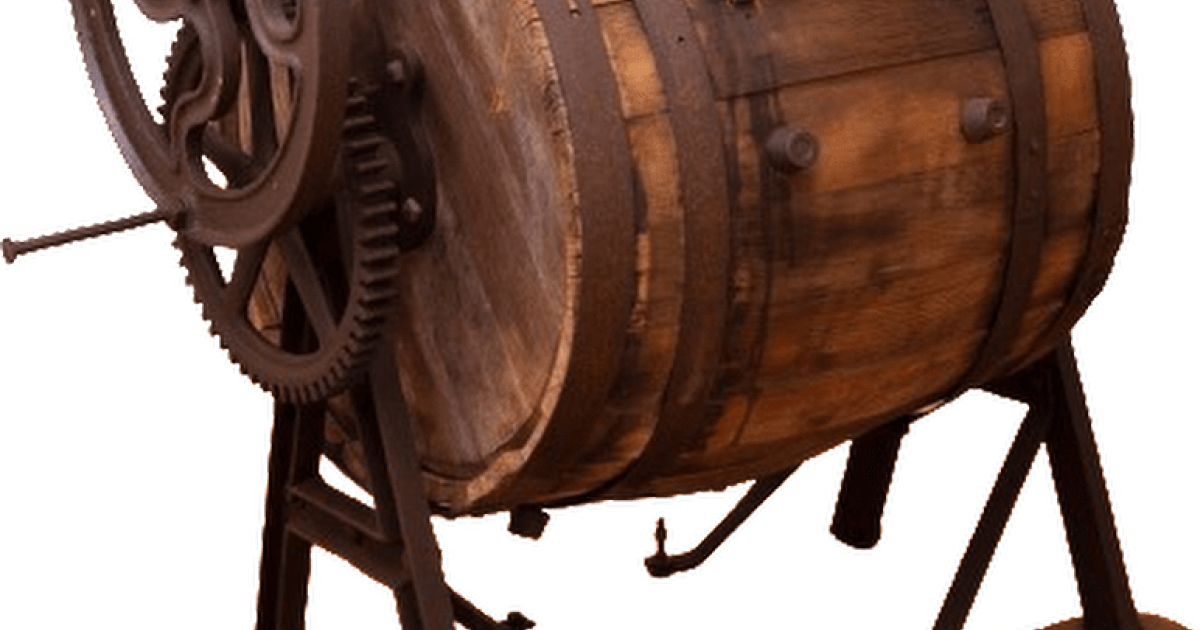 Wooden washing machine | WAnderland | Western Australian Museum