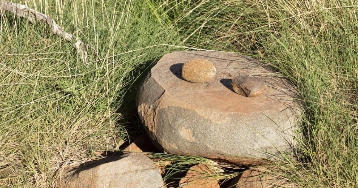 Grinding stone and base | WAnderland | Western Australian Museum