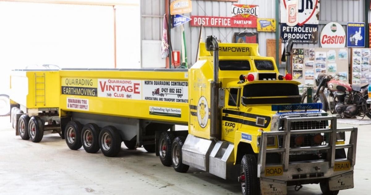 Scale model road-train | WAnderland | Western Australian Museum