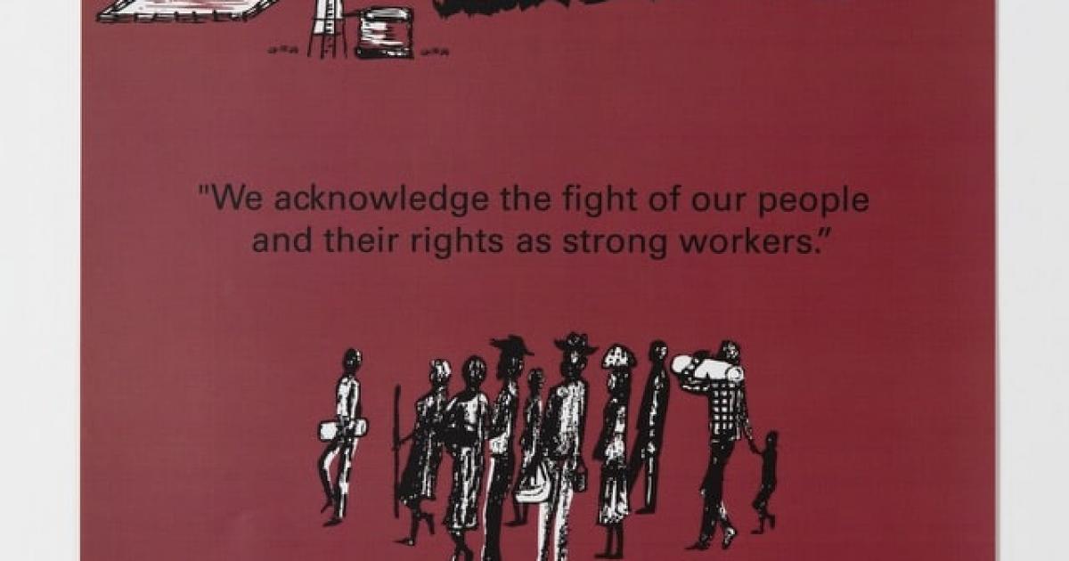 Poster from the 1946 Pilbara Strike | WAnderland | Western Australian ...
