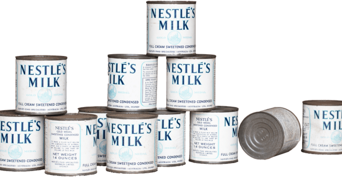Nestles Condensed Milk Cans | WAnderland | Western Australian Museum